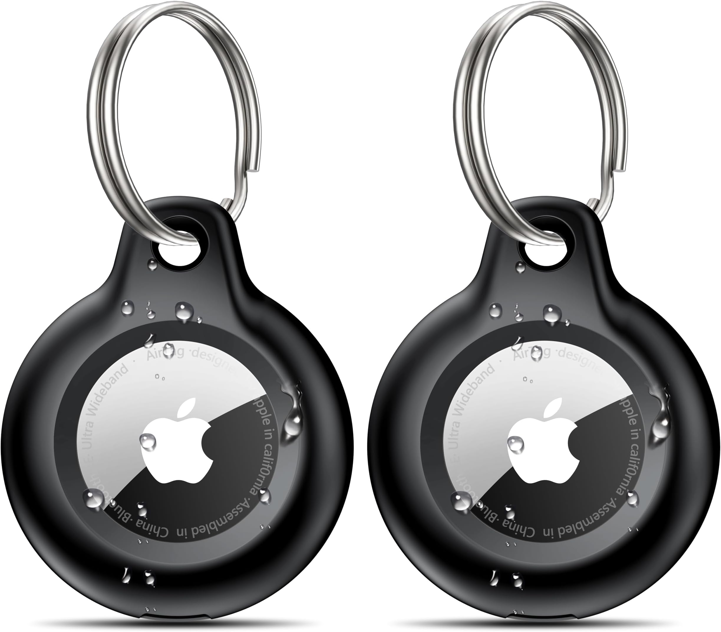 Amazon.com: SUPFINE for Airtag Holder, 2 Pack Airtag case with Keychain ...