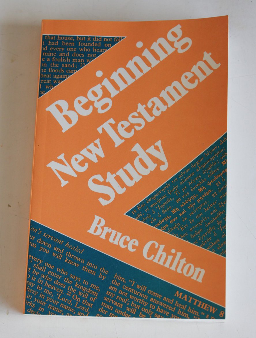 Beginning New Testament Study: Chilton, Bruce: 9780802802545: Amazon ...