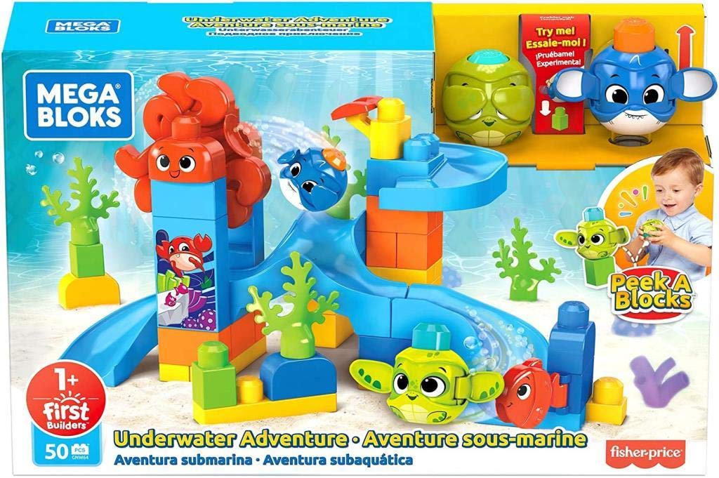 Snapklik.com : Mega Bloks Peek A Blocks Underwater Adventure Preschool ...