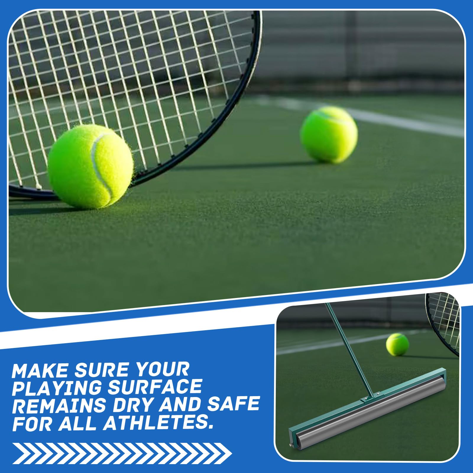 Snapklik.com : Suclain Tennis Court Squeegee 36 Inch PVA Foam Tennis ...