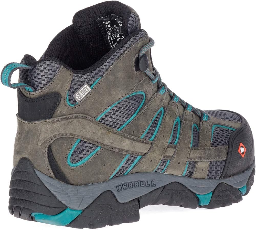 Merrell Men's Moab Vertex Mid Waterproof Composite Toe Construction Boot