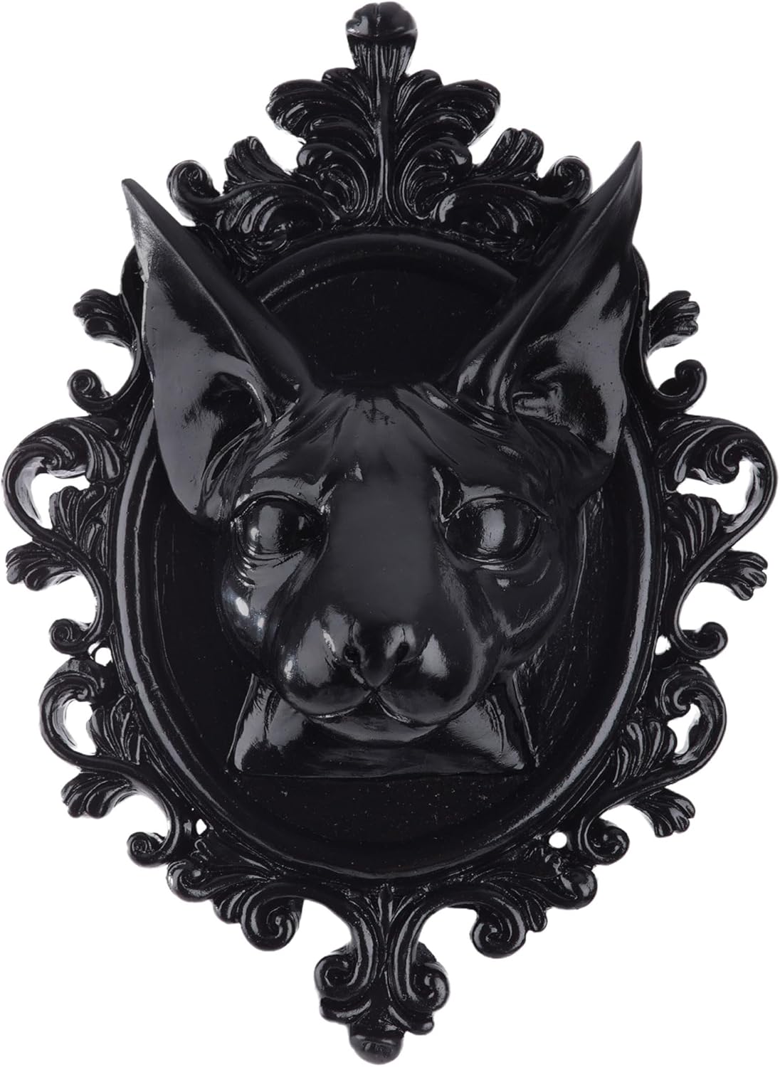 Amazon.com: UITWMKTG Animal Head Wall Decor Black Gothic Wall Sculpture ...