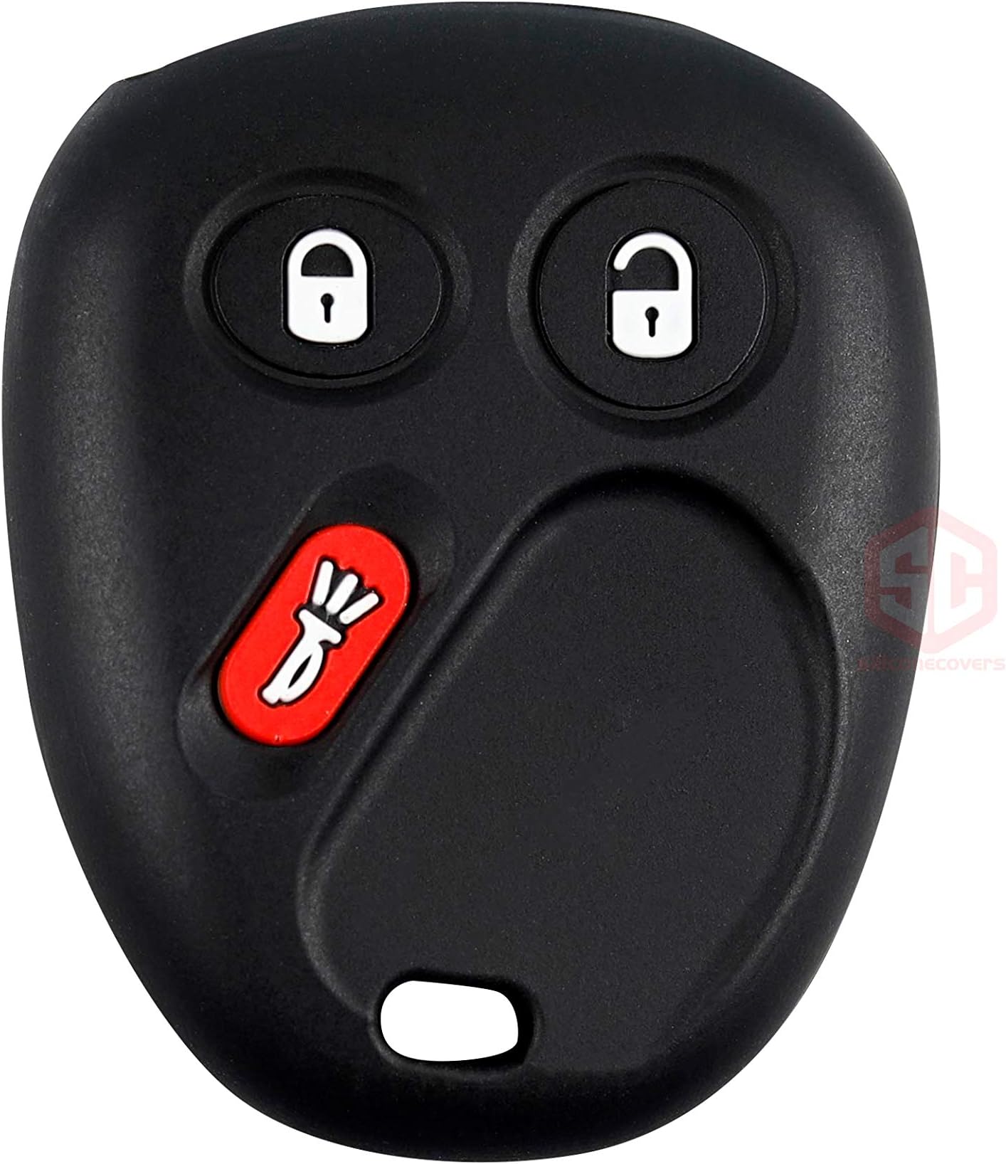 Amazon.com: Ezzy Auto Blue Silicone Rubber Key Fob Case Key Cover ...