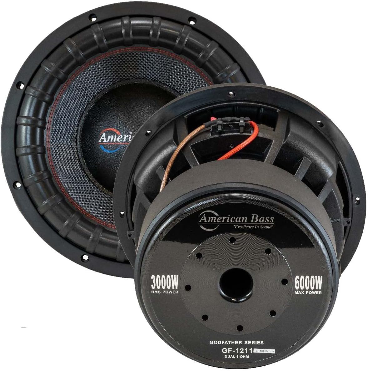 Amazon.com: American Bass XMAXXX 12" Subwoofer 6000 Watts Max Dual 2 ...