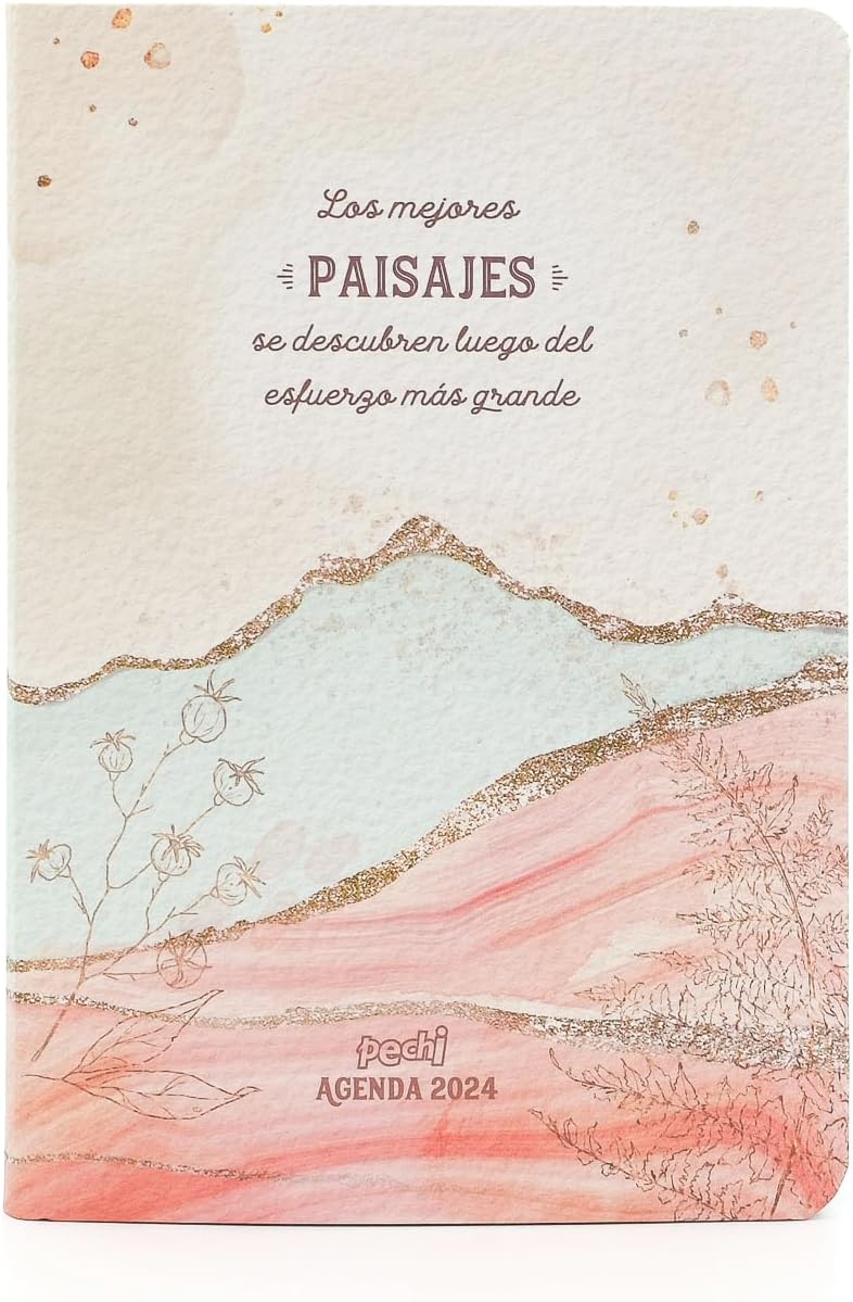 Amazon.com: Pechi Inspirational Planner Hard-Cover Flexibound Non ...