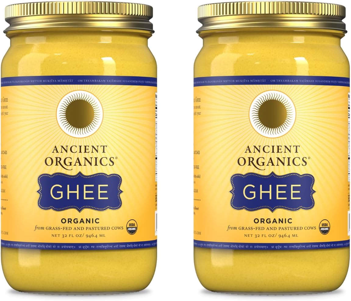 Amazon.com : Grassfed Organic Ghee 7.8 Oz - Pure Indian Foods(R) Brand ...