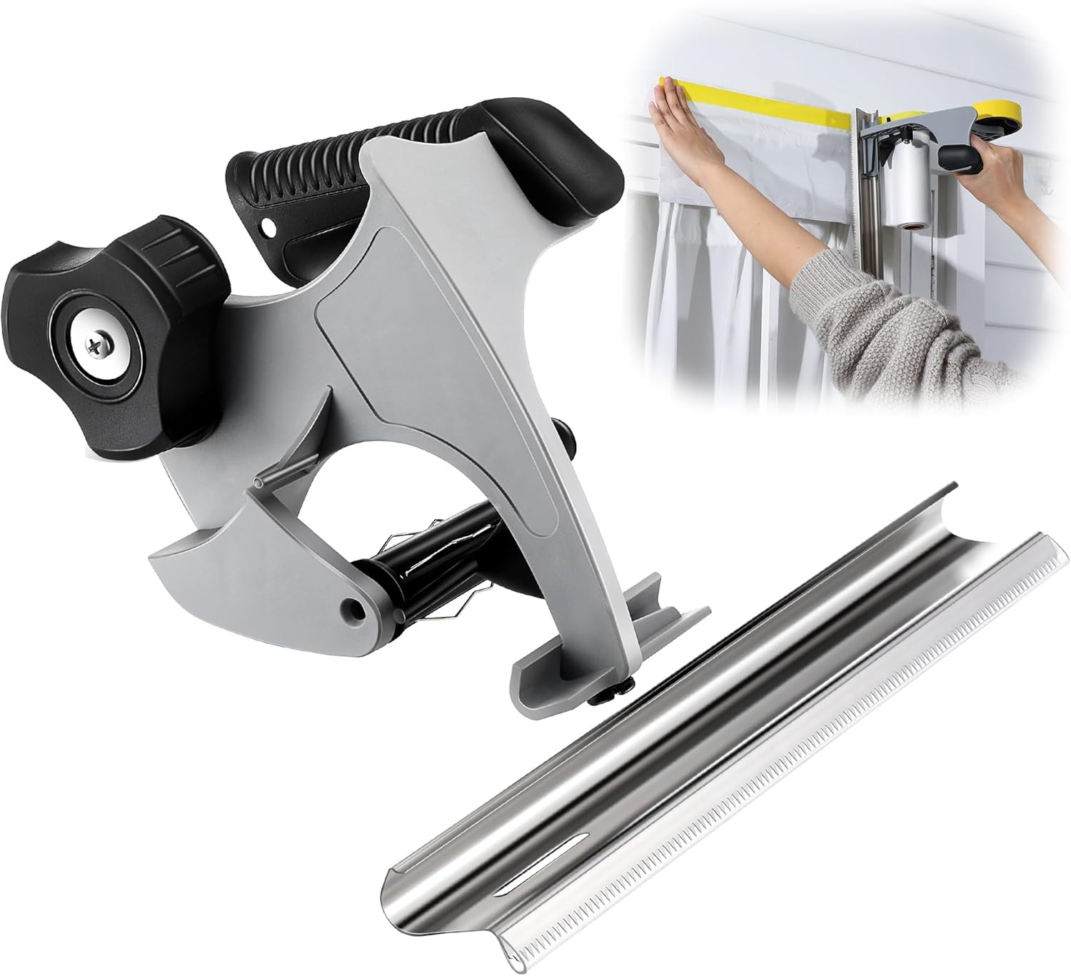 Enhon Painter's Tape and Masking Film Dispenser Kit with 12 Inch Film ...