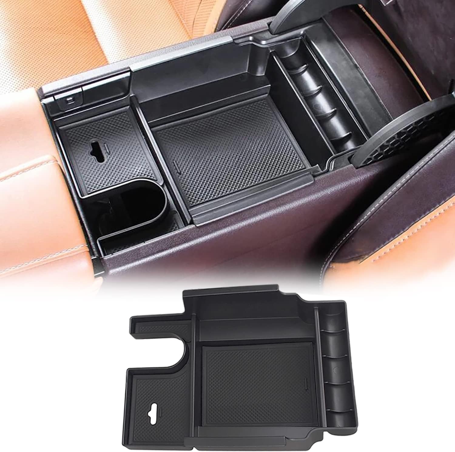 Amazon.com: CUCHIYUN Center Console Organiser Storage Tray Compatible ...