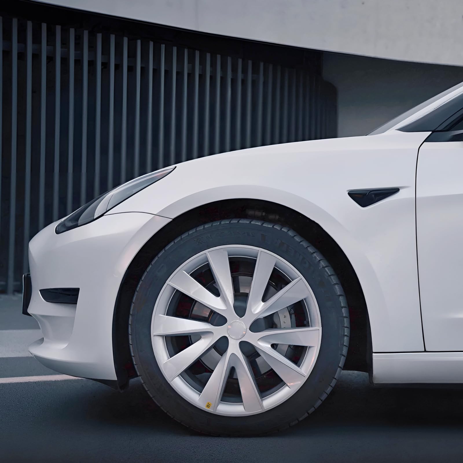 Amazon.com: Tesheer for Tesla 2021-2023 Model 3 Wheel Cover 18 Inch Hub ...