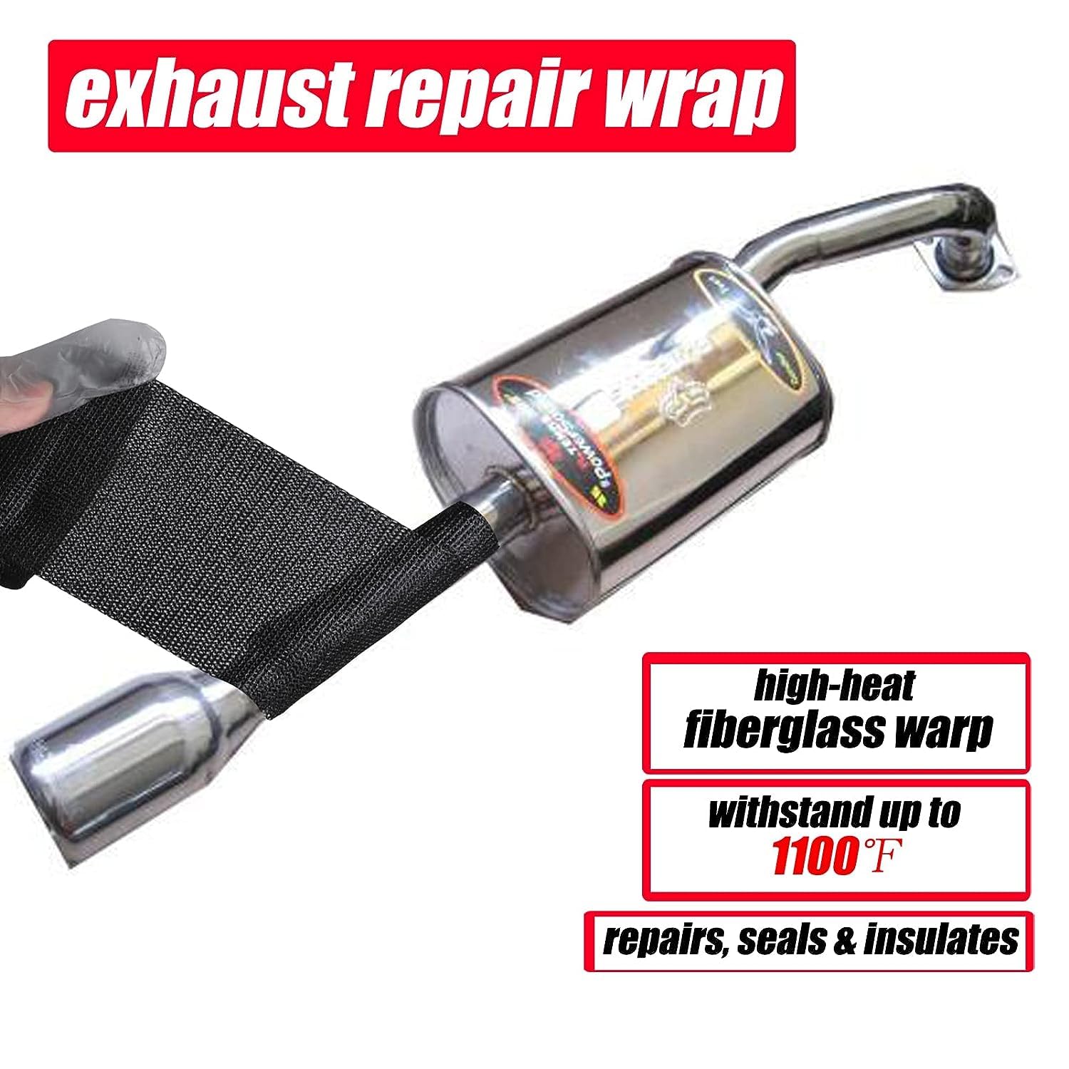 Snapklik.com : Fix It Wrap 4 INCH X 60 Inch Strong Fiber Weld Fix ...