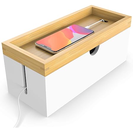 Amazon.com: NATURE SUPPLIES | Natural Wood Cable Management Box [Set of ...