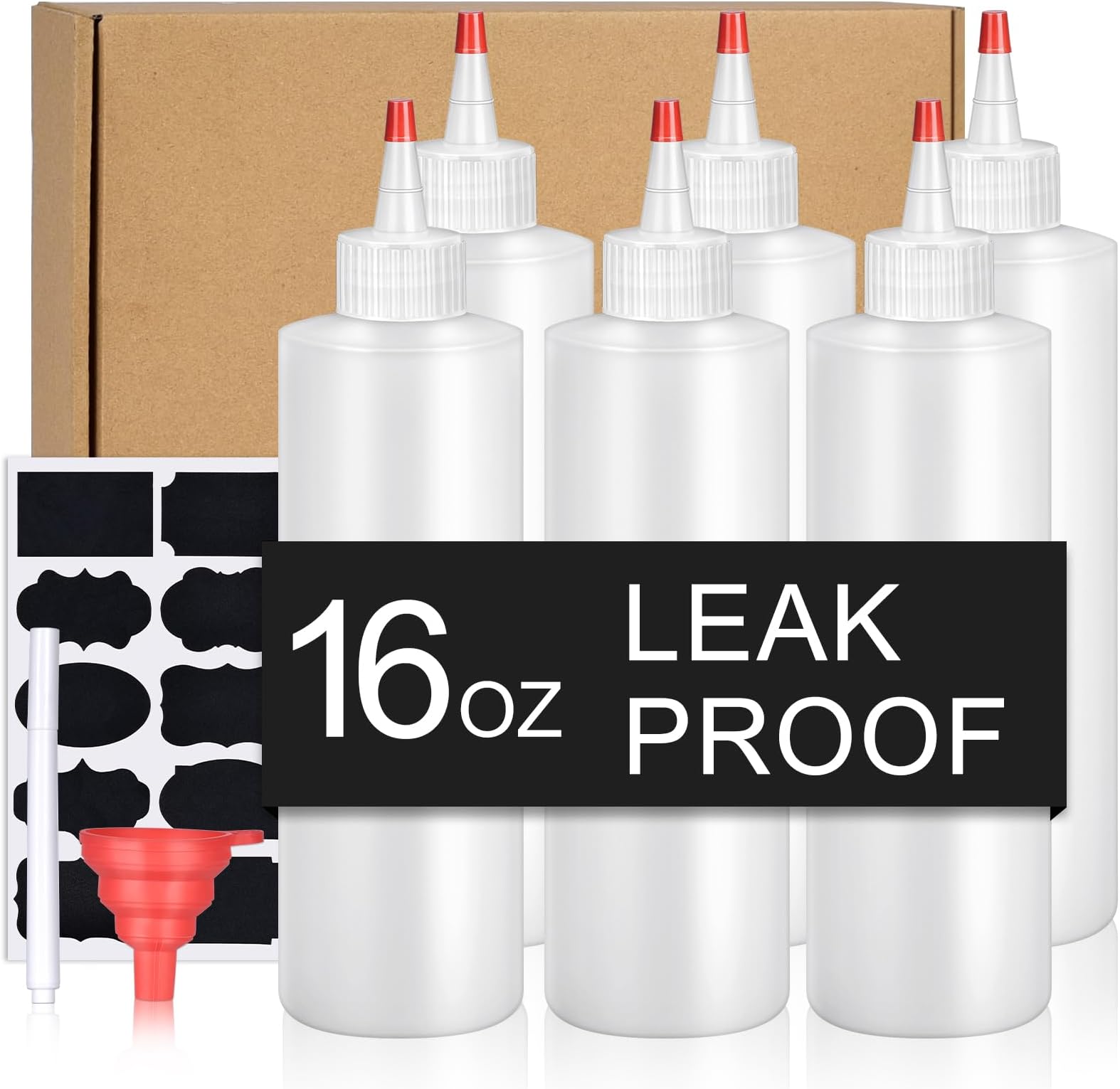 Amazon.com: 6 Pcs Porous Condiment Squeeze Bottle Refillable Condiment ...