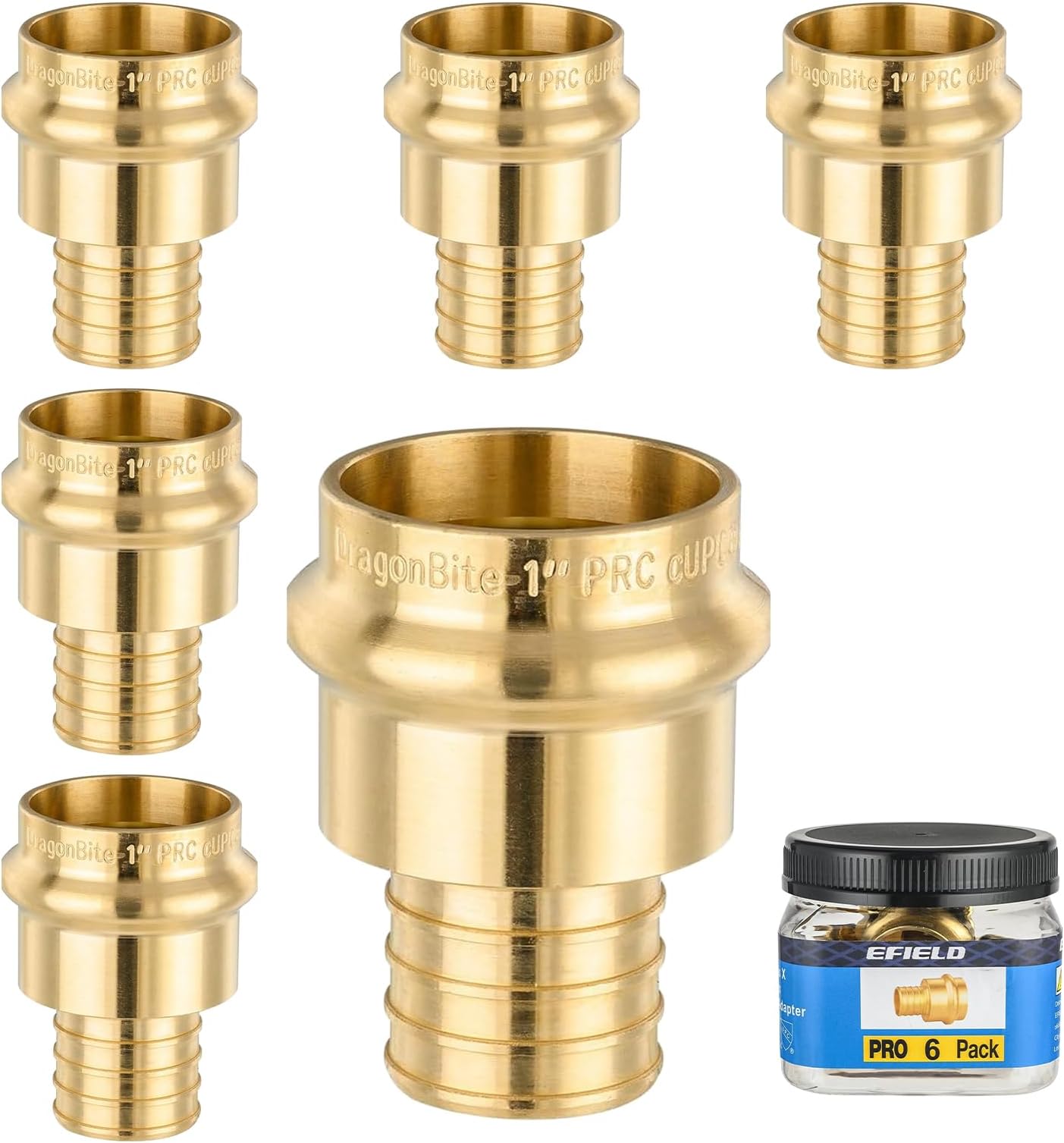Amazon.com: (Pack of 10) EFIELD 1-inch Press X 1-inch PEX Crimp ...