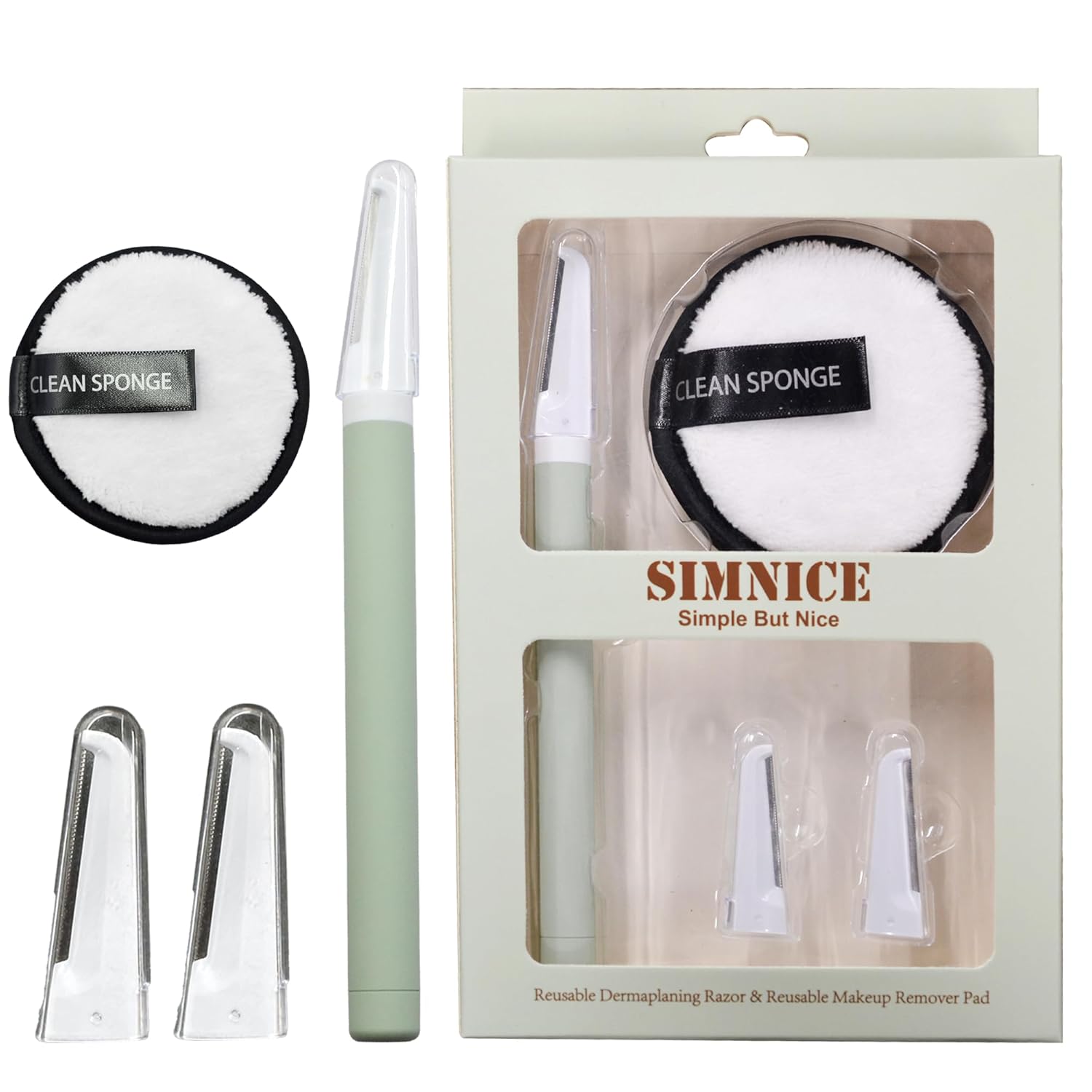 Amazon.com: Simnice Facial Dermaplaning Tool Dermaplane Razor ...