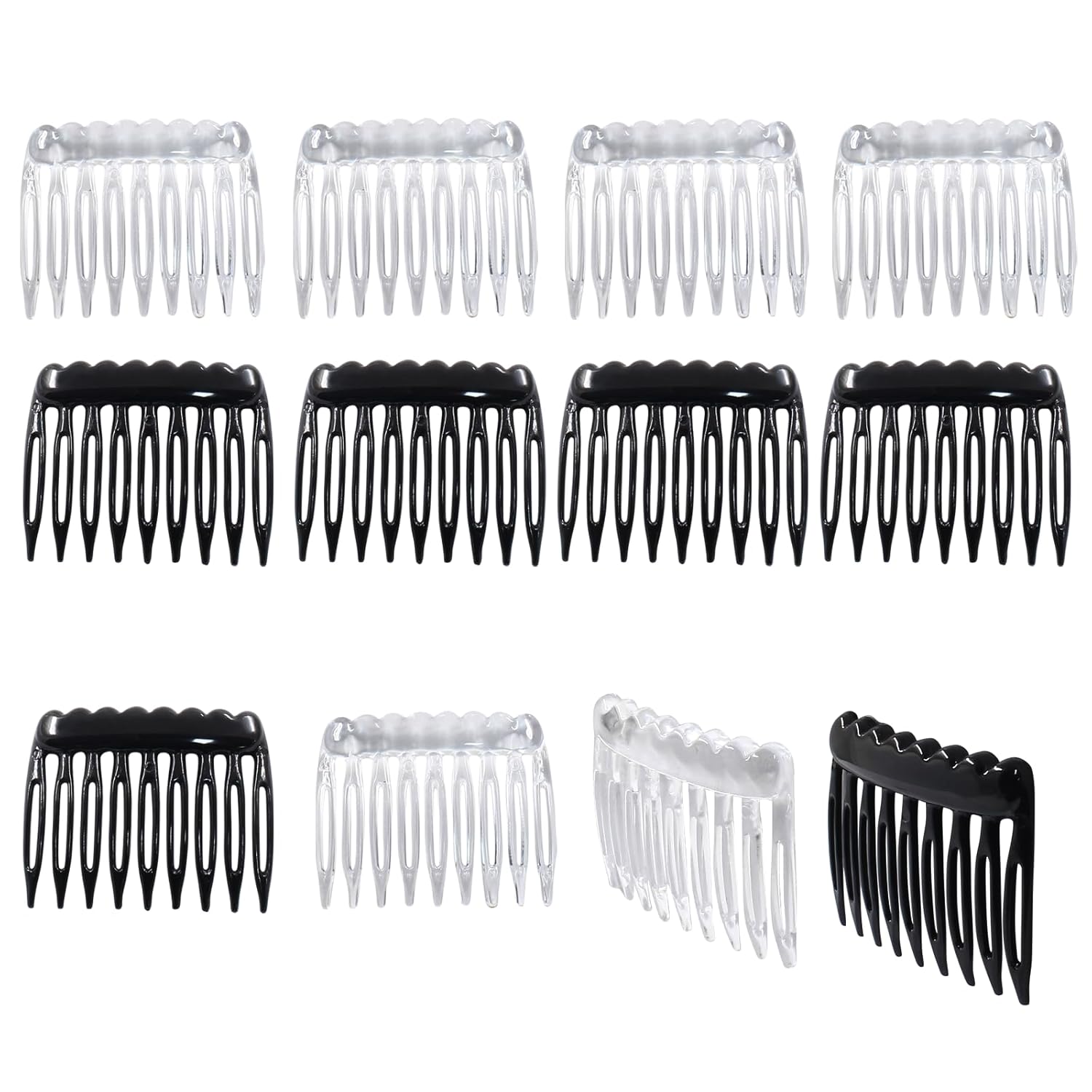 Amazon.com : Coufce 24 Pieces Plastic Hair Side Combs Small French ...