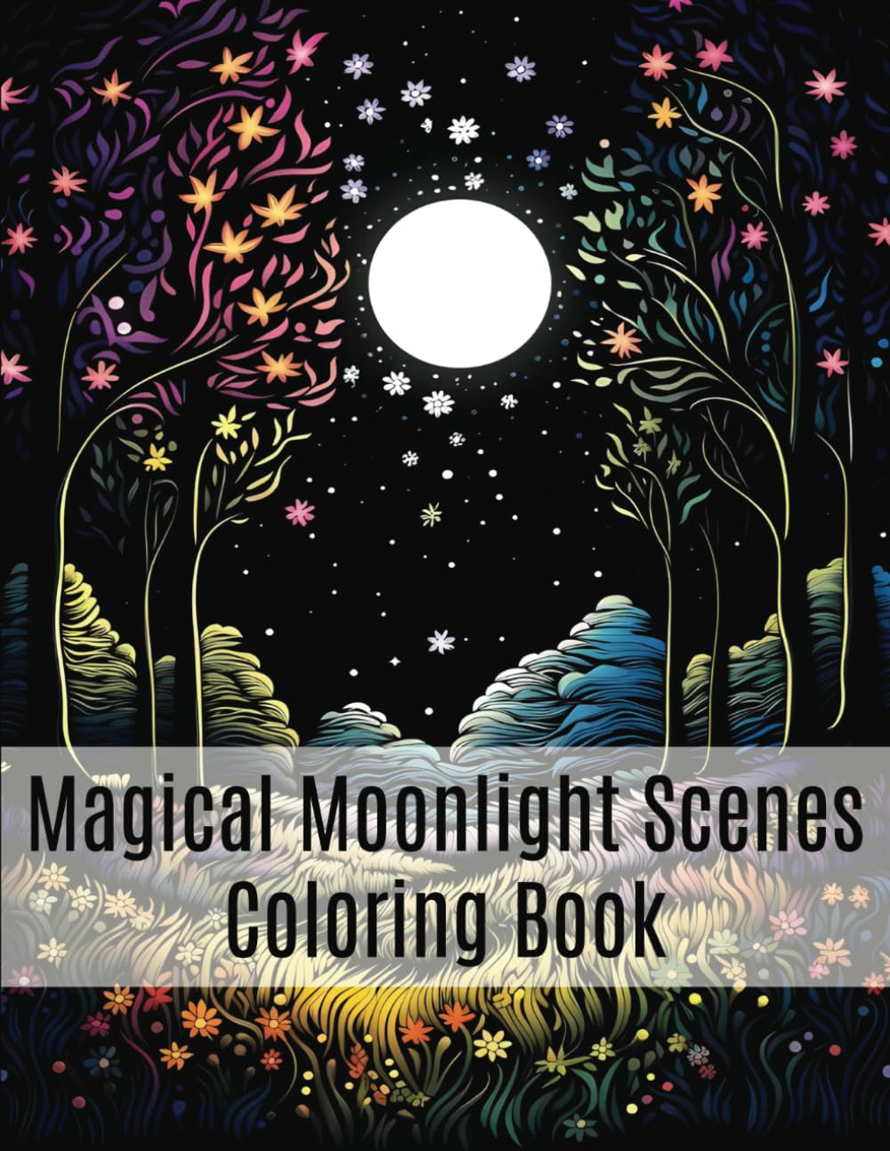 Amazon.com: Magical Moonlight Scenes Coloring Book: 25 Beautiful ...
