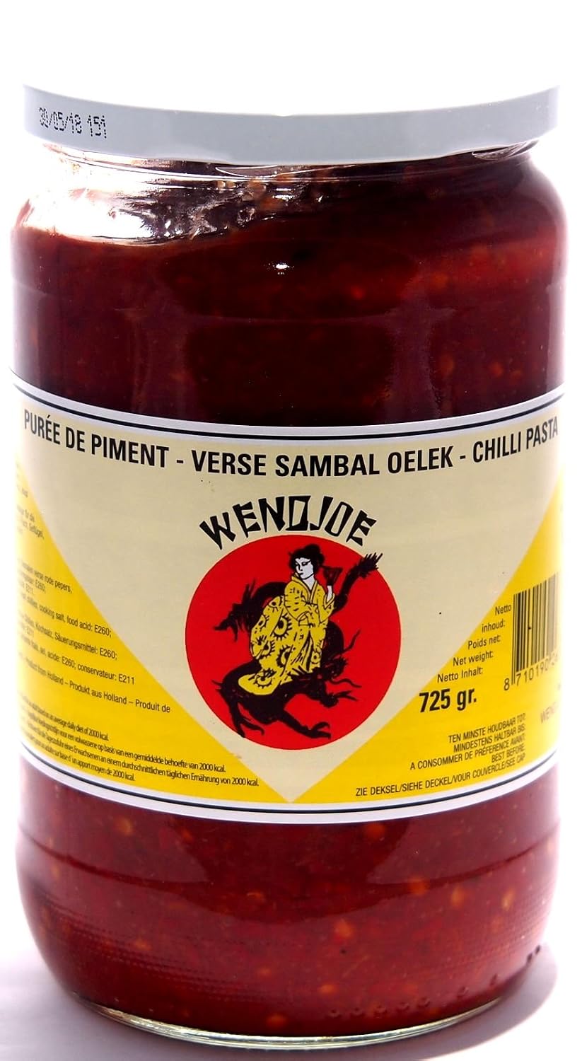 [ 725g ] WENDJOE Sambal Oelek / SCHARF / Chili Paste / Chilli Paste ...