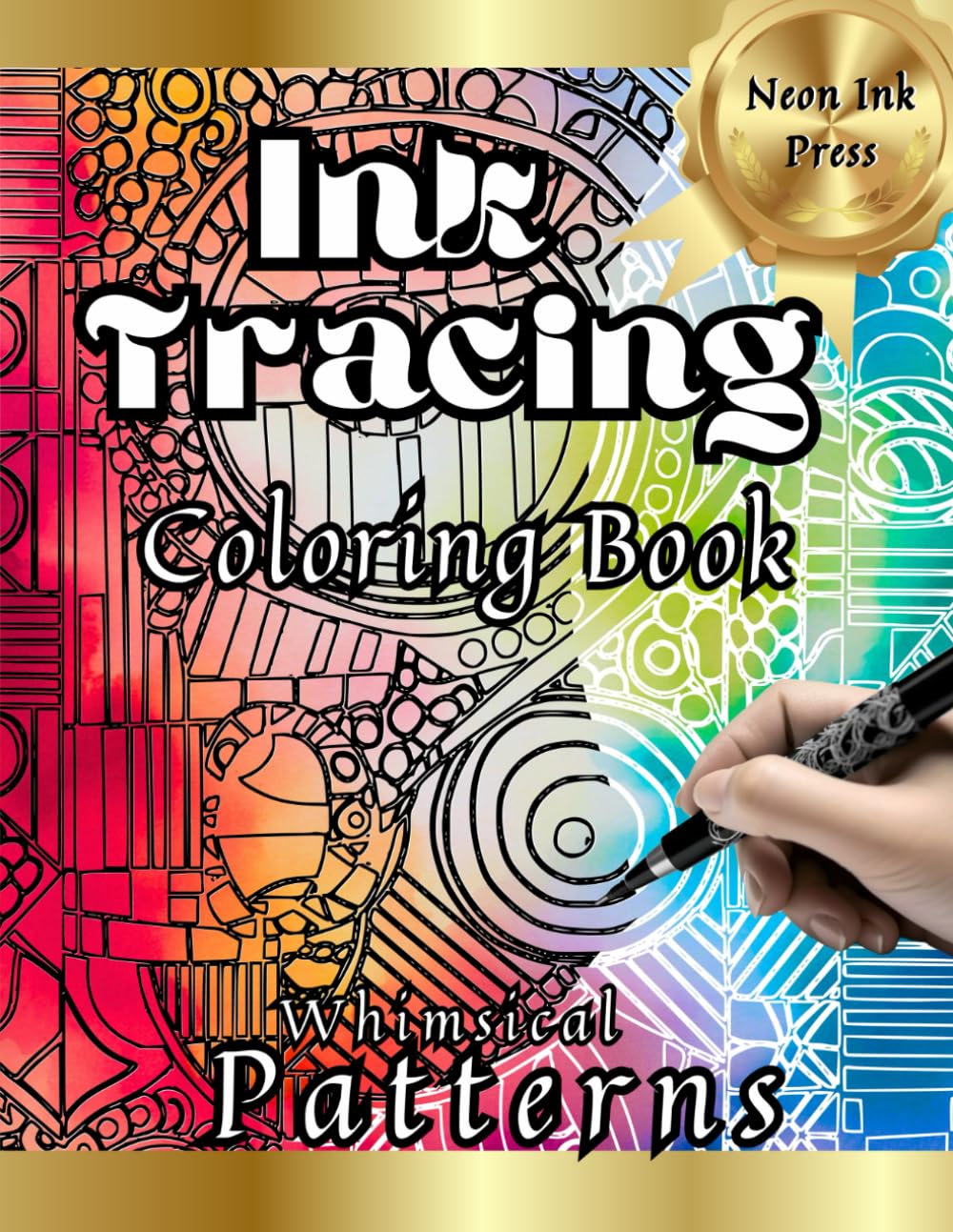 Amazon.com: Ink Tracing Coloring Book: Whimsical Patterns: Anxiety ...