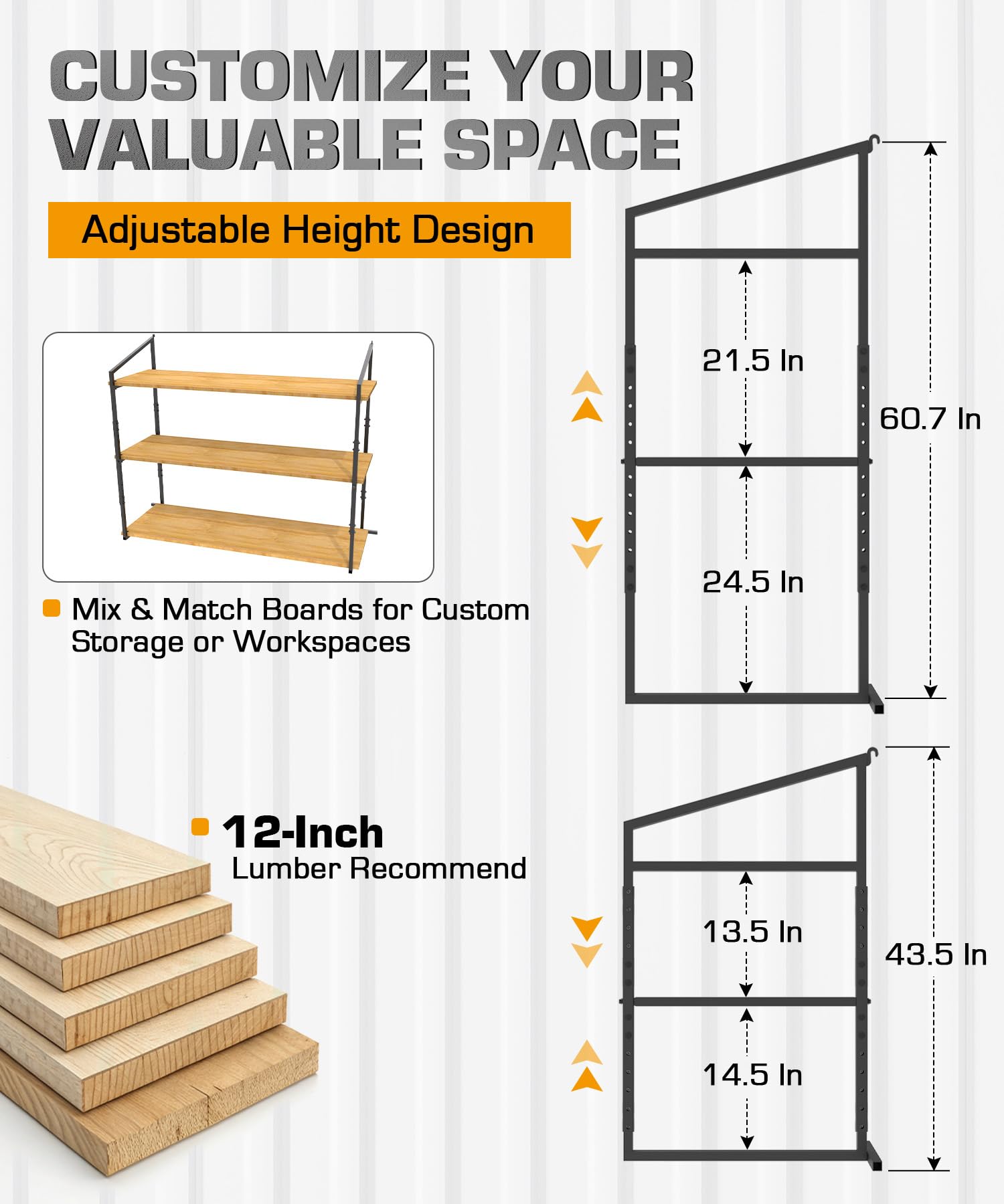Snapklik.com : Shipping Container Shelving Rack Steel Container Hanging ...