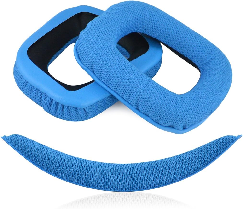 Amazon.com: Geekria Comfort Mesh Fabric Replacement Ear Pads for ...