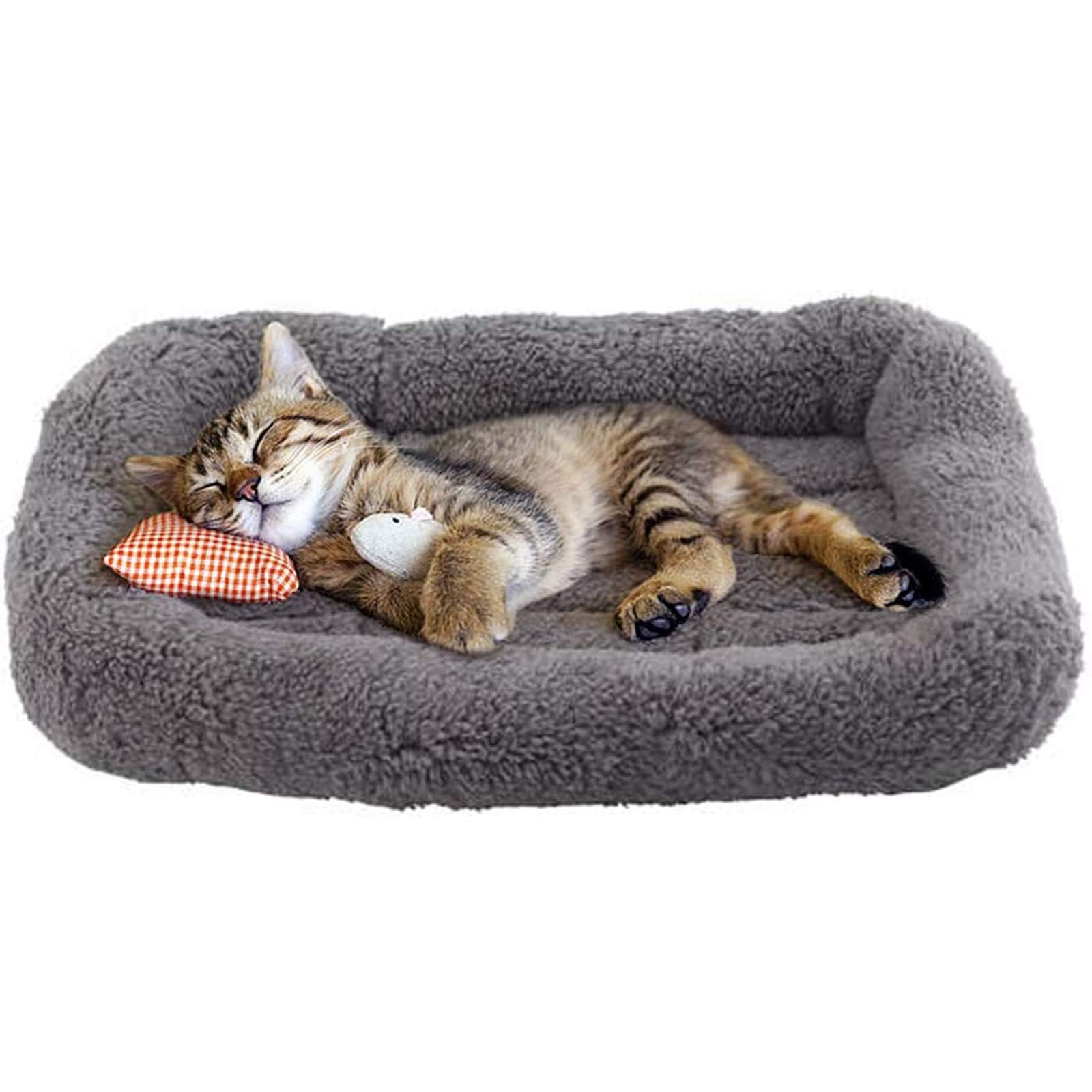Coodipet Cat Bed Kitten Bed Cosy Soft Small Pet Cushion Washable Bed ...