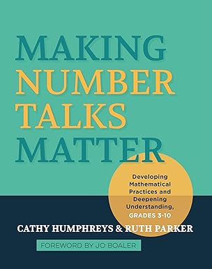 Amazon.com: Making Number Talks Matter: Developing Mathematical ...