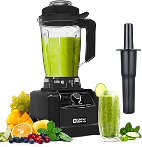 Amazon.com: Kitchen in the box Blender, 68 OZ Professional Countertop ...