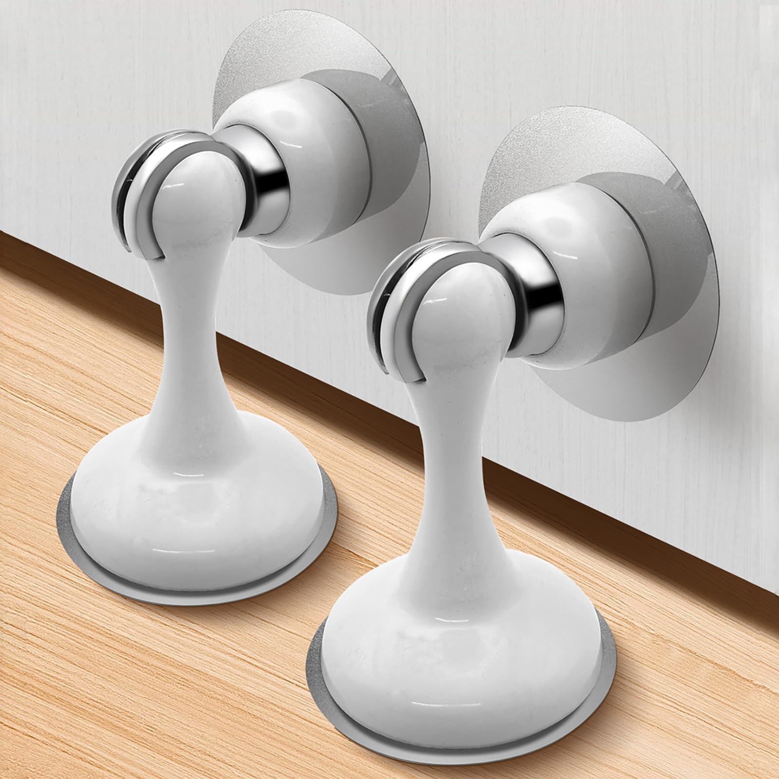 Amazon.com: Profasion Magnetic Door Stoppers 4 Pack, Stainless Steel ...