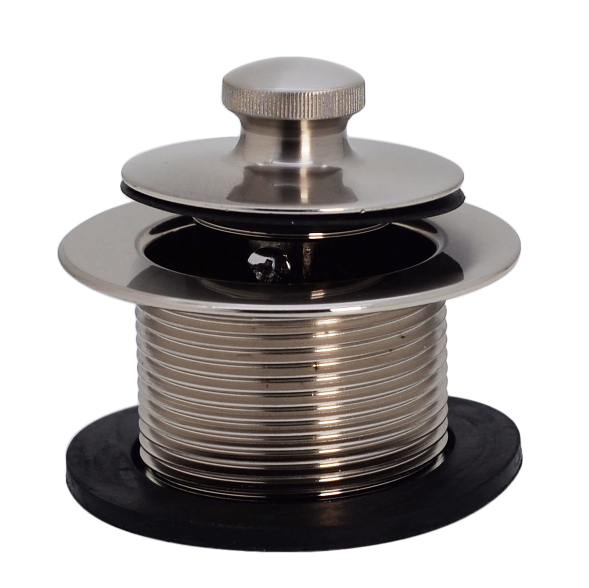 Westbrass D3324-20 1-1/2" NPSM Twist & Close Bathtub Drain Plug, Coarse ...