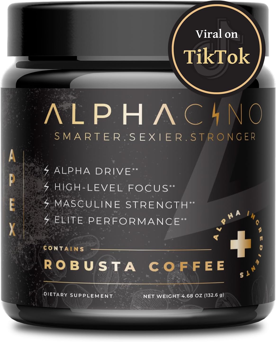 Amazon.com: Apex - Instant Coffee for Men - Muscle Growth, N.O, Endurance, Strength | Sharp ...