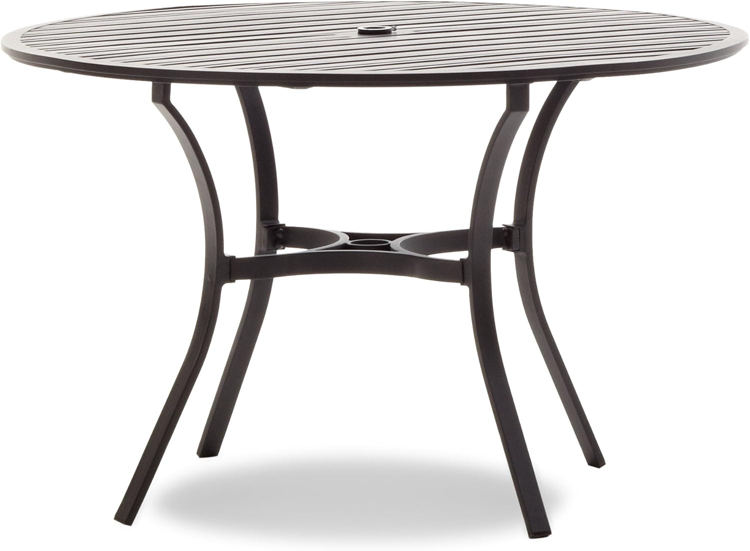 Amazon.com : Strathwood Rhodes Round Dining Table : Patio Dining Tables ...