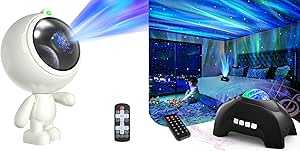 Astronaut Robot Galaxy Projector + Aurora Projector - Amazon.com
