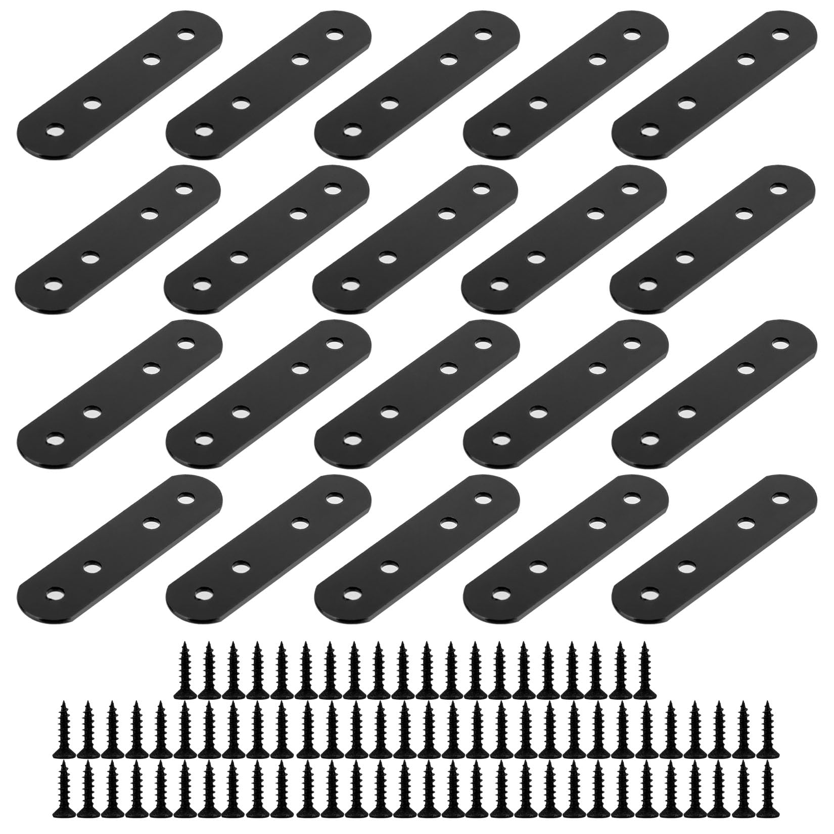 Amazon.com: 20 Pcs Flat Plates Brackets for Braces, Metal Brackets ...