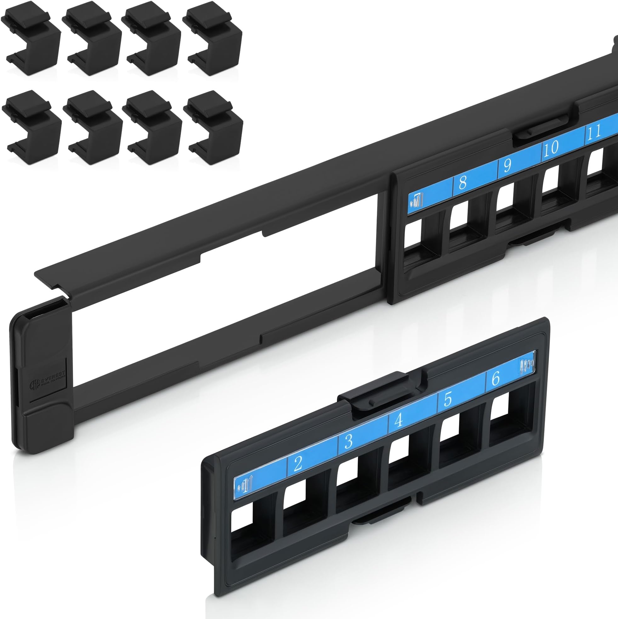 Amazon.com: Tripp Lite 16-Port Keystone Blank Patch Panel RJ45, USB ...