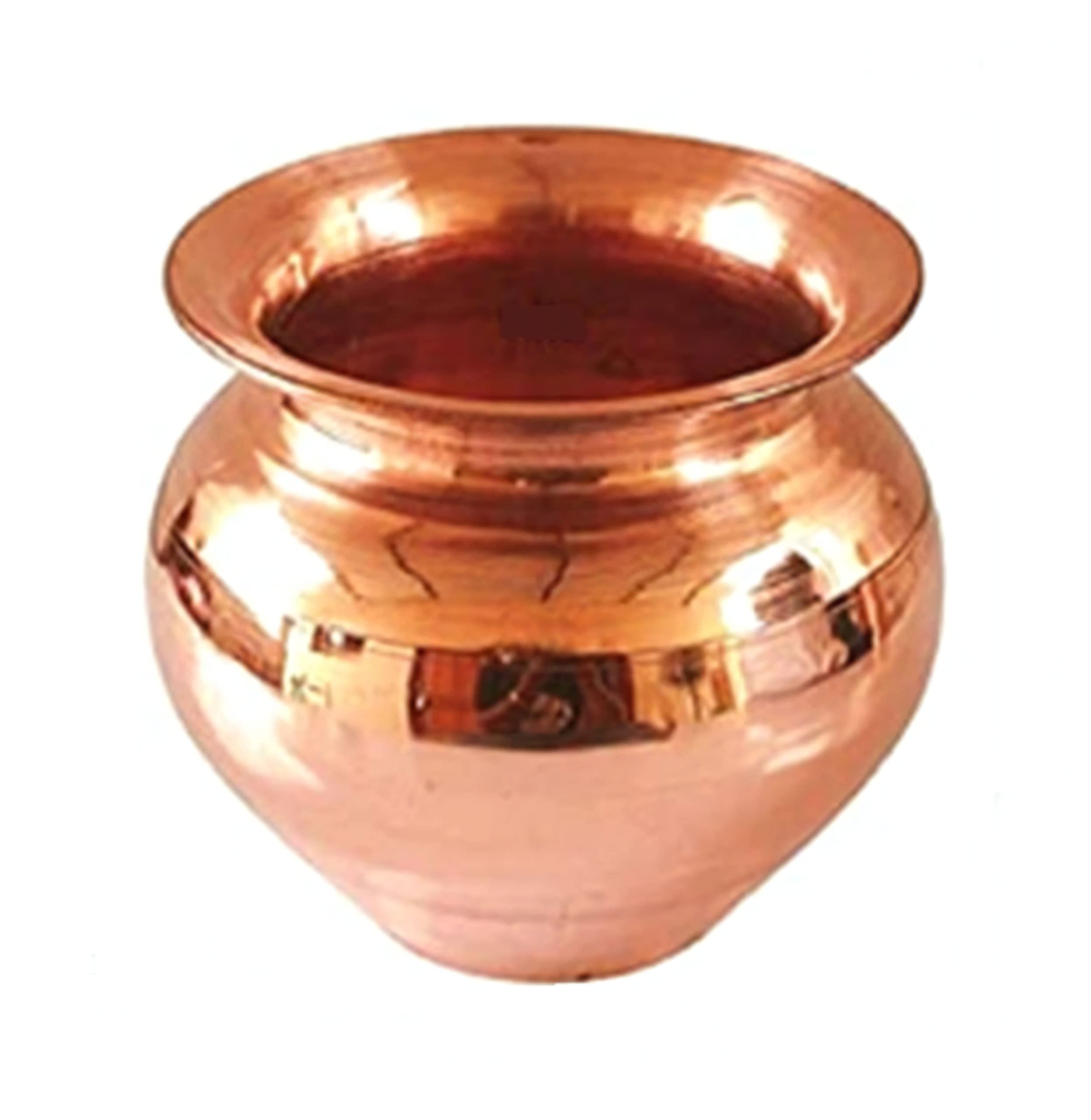 Buy Copper Kalash Lota Pot, Ganapati Ganesha Pooja Puja Wedding Purpose ...