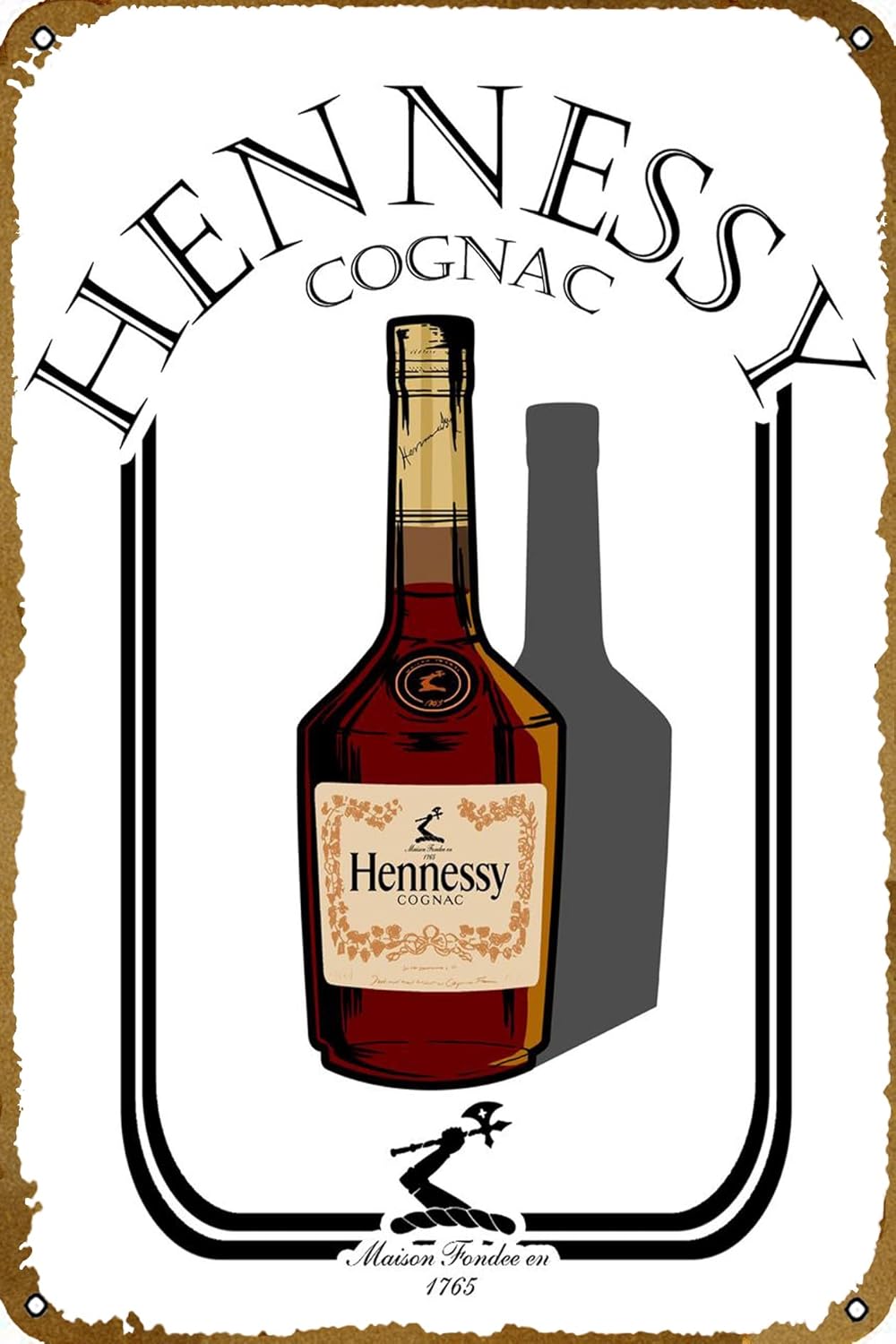 Amazon.com: Hennessy part 3 Poster Retro Metal Tin Vintage Sign 12 X 8 ...