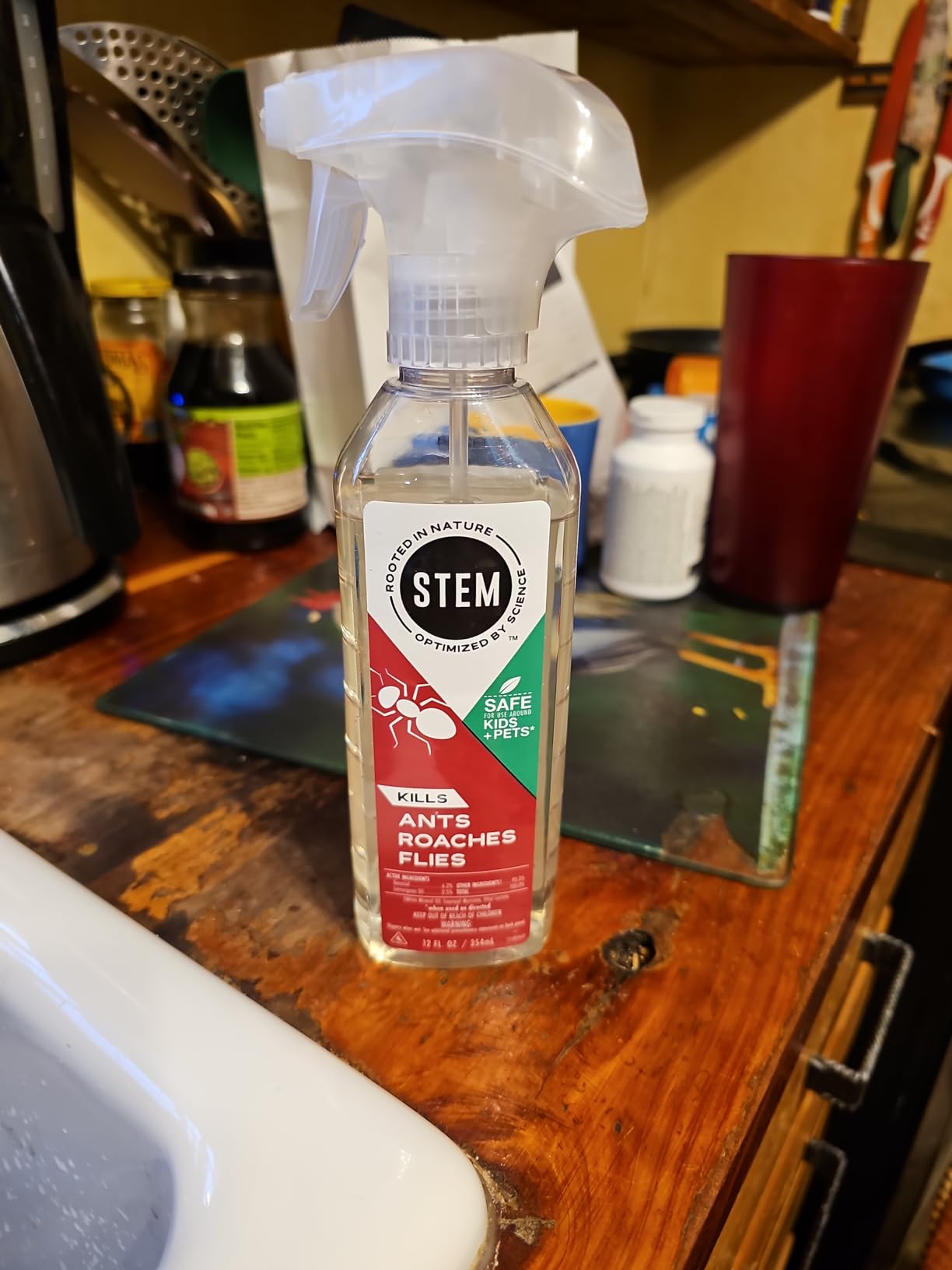 Amazon.com: Stem Kills Ants, Roaches And Flies: Plant-Based Active ...