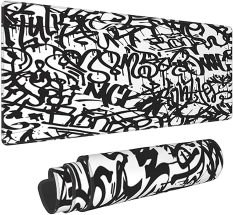 Amazon.com: Large Mouse Pad XXL, Graffiti Tags Spray Letter Paint ...