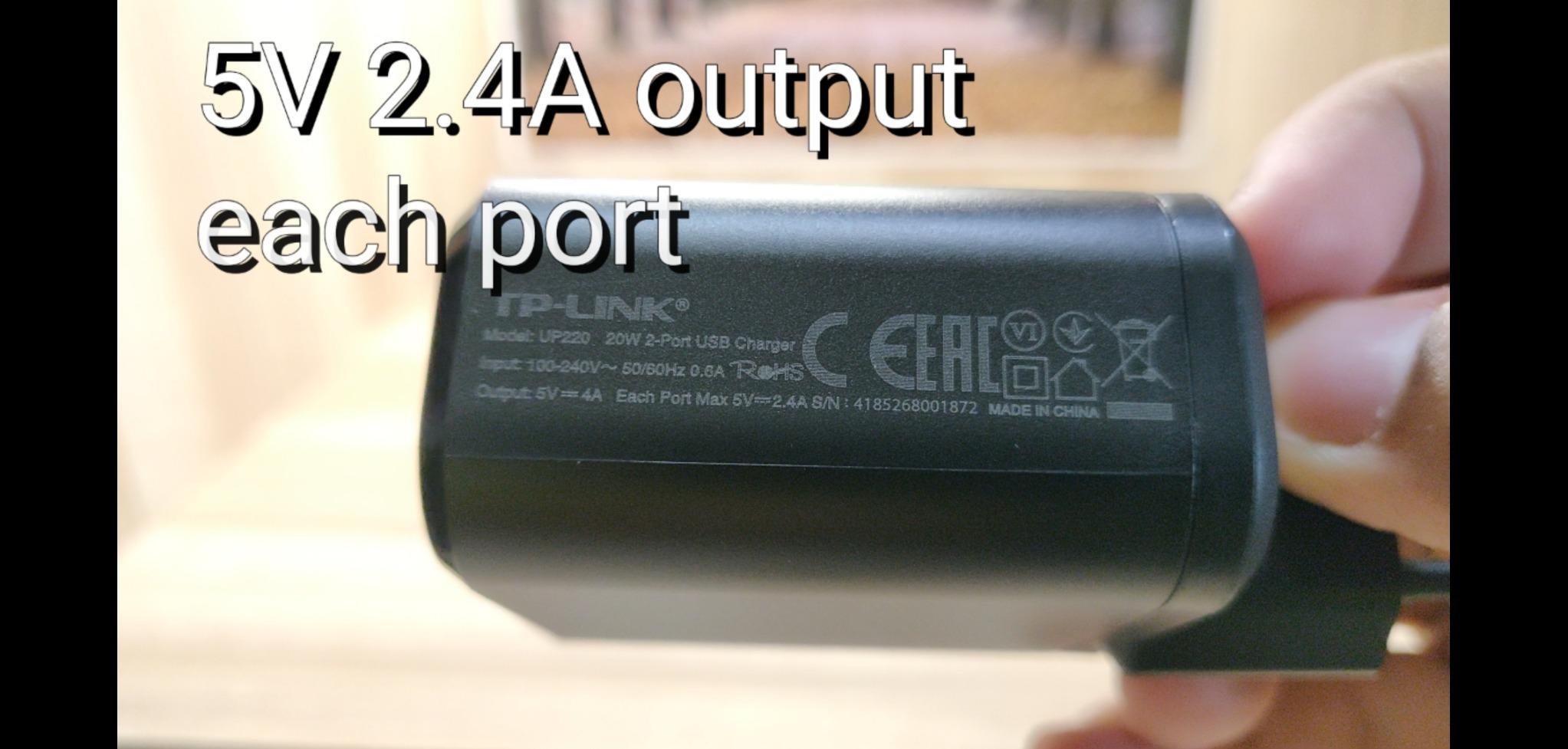 Amazon.in: Buy TP-Link UP220 2-Port USB Charger (Black) Online at Low ...