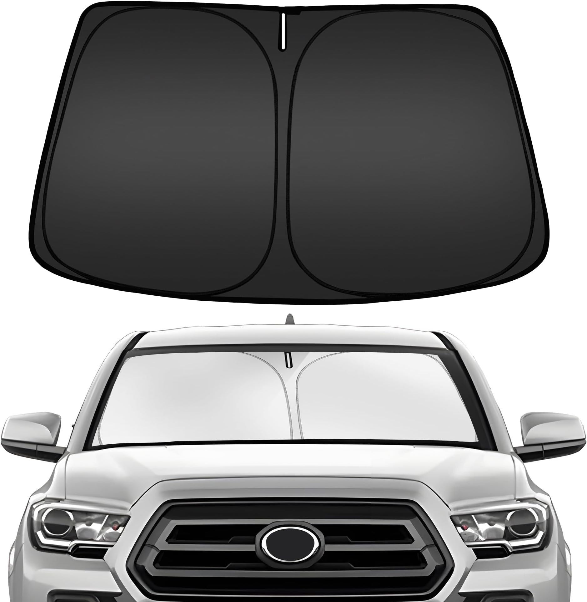 Amazon.com: ARISMOTOR Windshield Sun Shade for Toyota Tacoma 2016-2025 ...