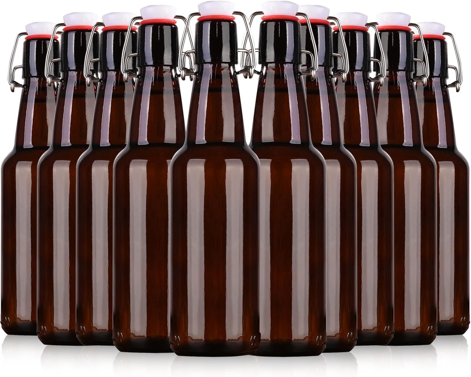 Amazon.com: Cehomi Swing Top Glass Bottles 5 oz with Flip Airtight Lids ...