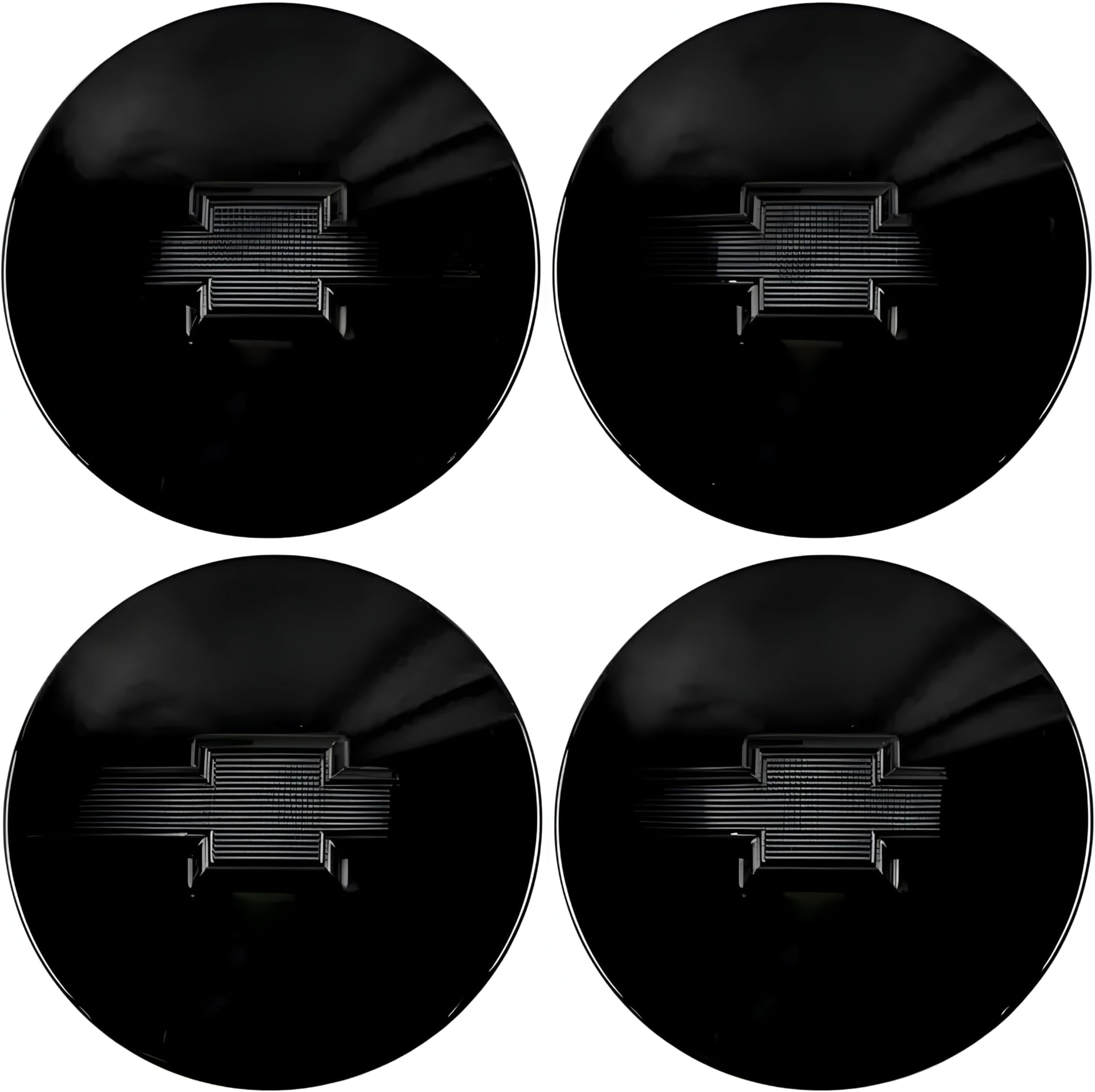 Amazon.com: 4X Four Pieces Black Wheel Center Hub Caps Chevy Center Cap ...