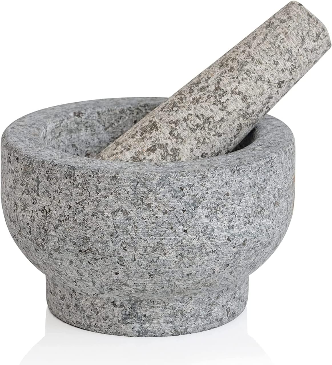 EZAHK Stone Mortar and Pestle Set Bowl Type, Okhli Masher, Khalbatta ...