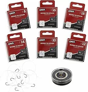 60 x Barbless Fishing Hooks to Nylon with Loops Coarse, Match & Carp ...