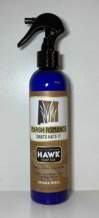 Amazon.com: Hawk Soap Co. Marsh Romance | Gnat Repellent | 8oz, 1 Fl Oz (Pack of 1) : Health ...