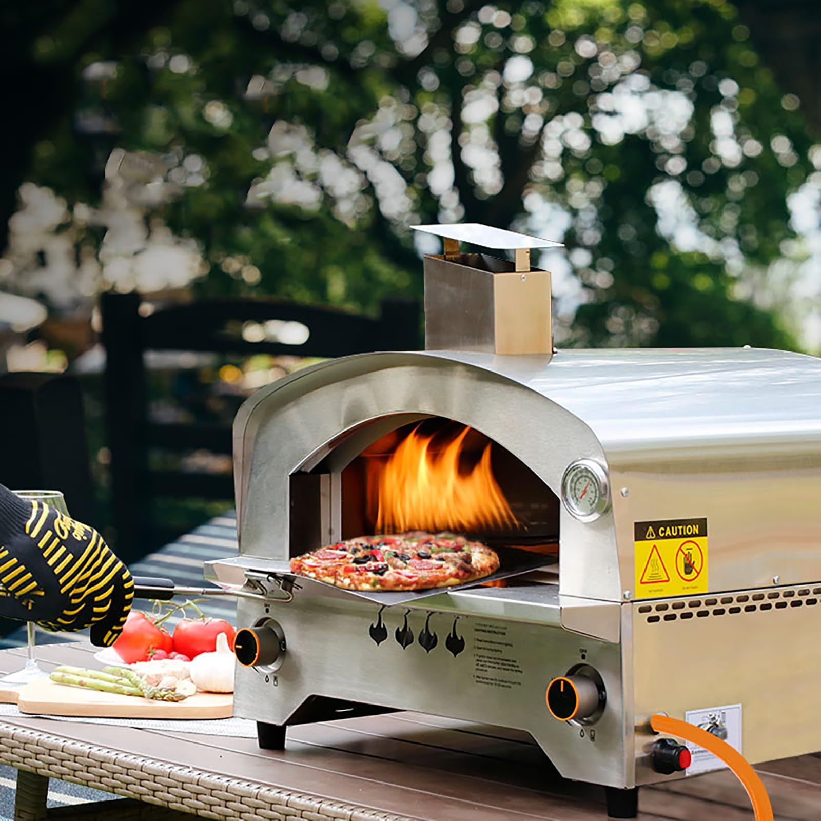Propane Pizza Oven Outdoor Mimiuo Outdoor Gas Pizza Oven Portable ...