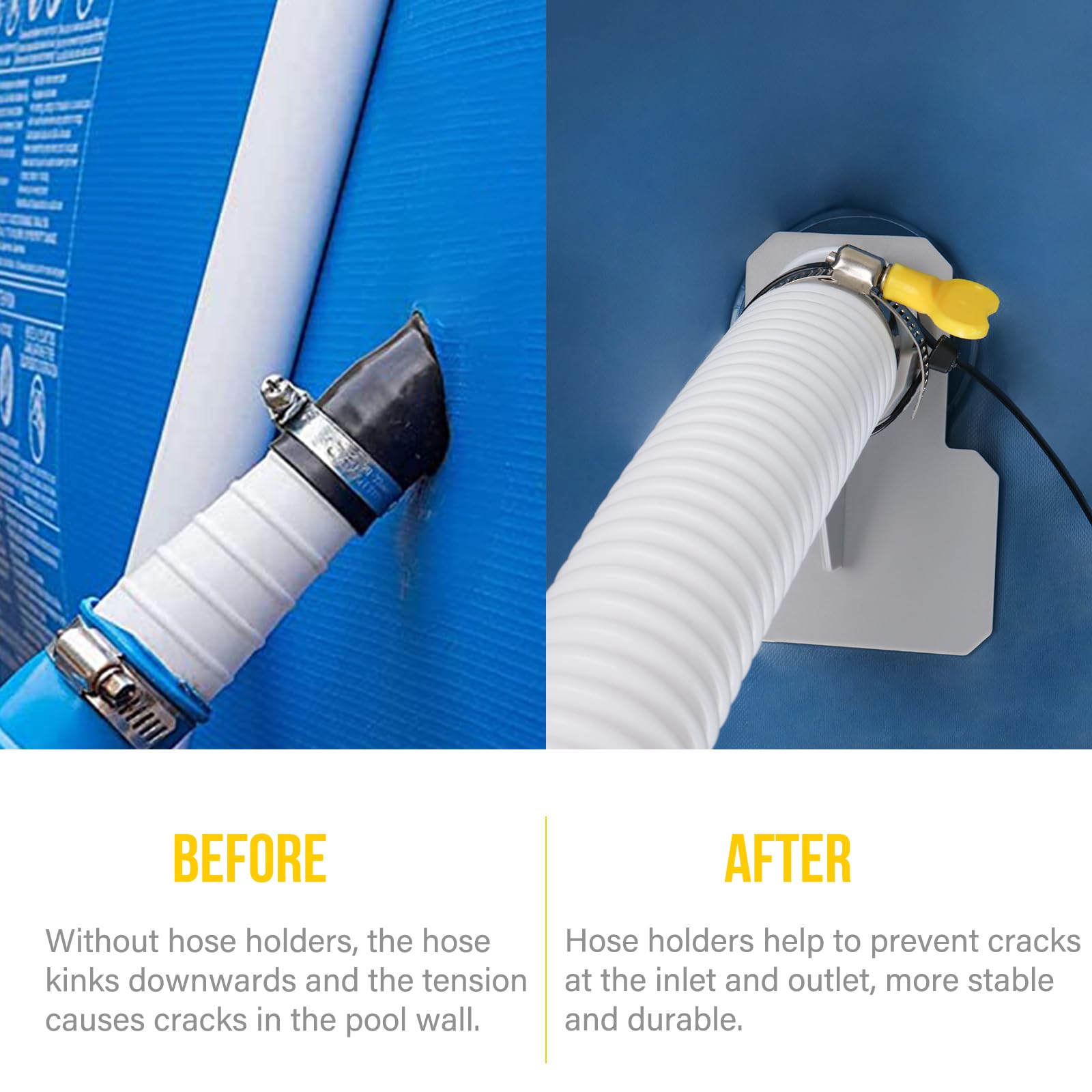 Snapklik.com : Pool Hoses For Above Ground Pool, 2 PACK 1.25 Inch Pool ...