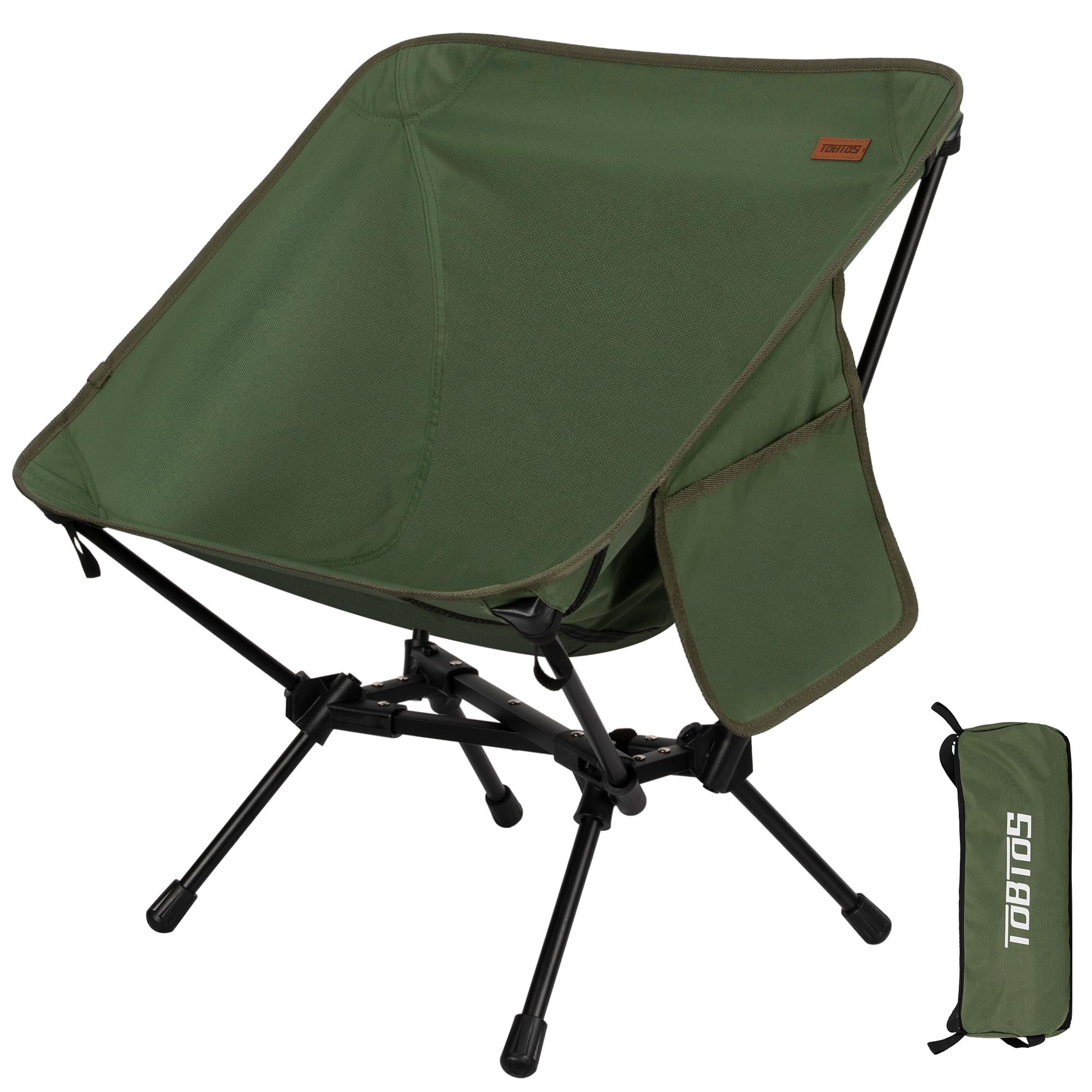 Amazon.com: TOBTOS Ultralight Camping Chair, Portable Folding ...