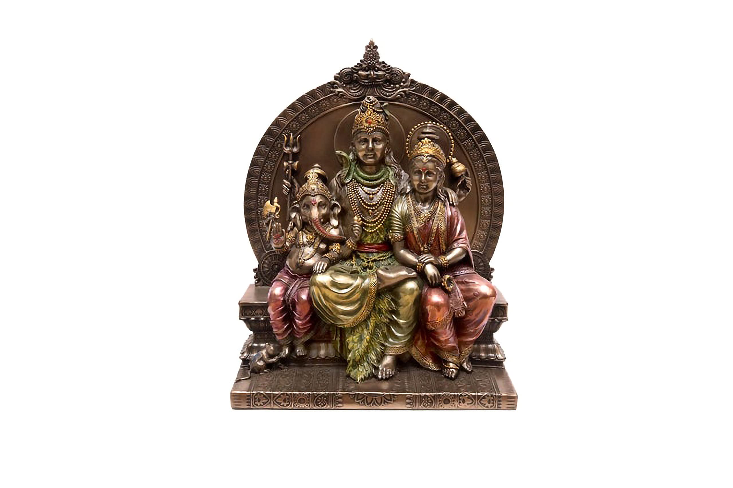 Buy Shiv Parivar Statue, Shiva Family Statue, 8”, Lord Shiva,Goddess ...
