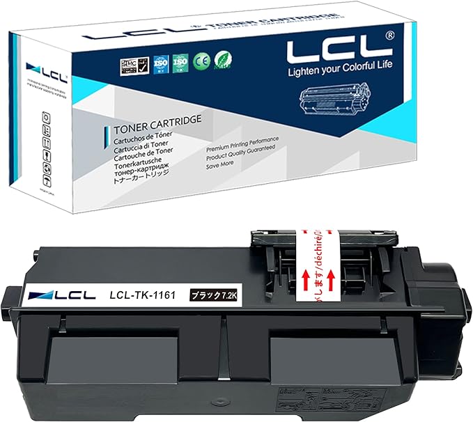Amazon.co.jp: 【Amazon.co.jp限定】LCL Kyocera用 京セラ用 TK1161 TK-1161 (1パック ブラック) 互換トナーカートリッジ 対応機種 ...